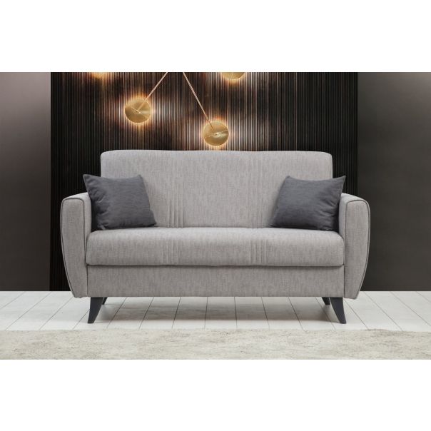 ATELIER DEL SOFA Dvosed Zaden, svetlosiva