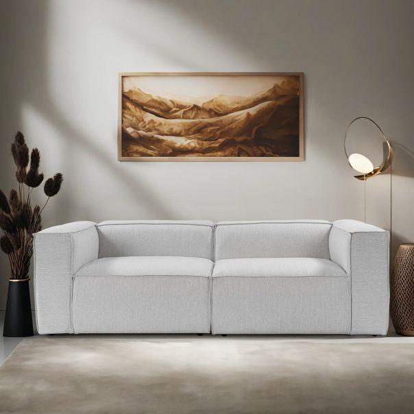 ATELIER DEL SOFA Dvosed Fora 2, svetlosiva
