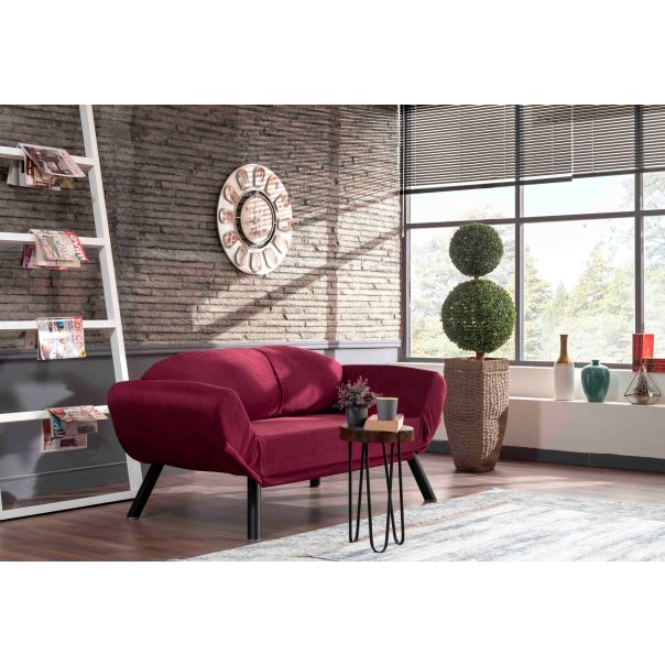 ATELIER DEL SOFA Sofa dvosed Genzo, ciklama