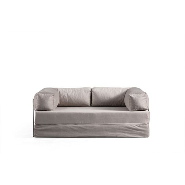 ATELIER DEL SOFA Dvosed Via Con, svetlo siva