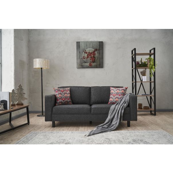 ATELIER DEL SOFA Dvosed Kale Linen, antracit