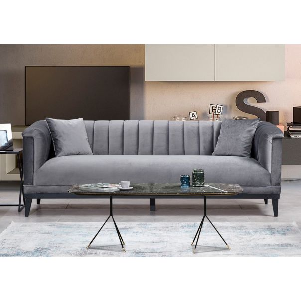 ATELIER DEL SOFA Trosed Trendy, tamno siva