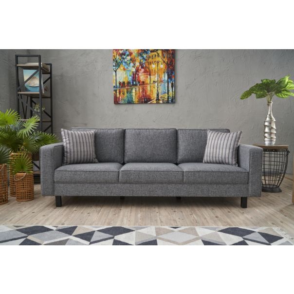 ATELIER DEL SOFA Trosed Kale Linen, siva