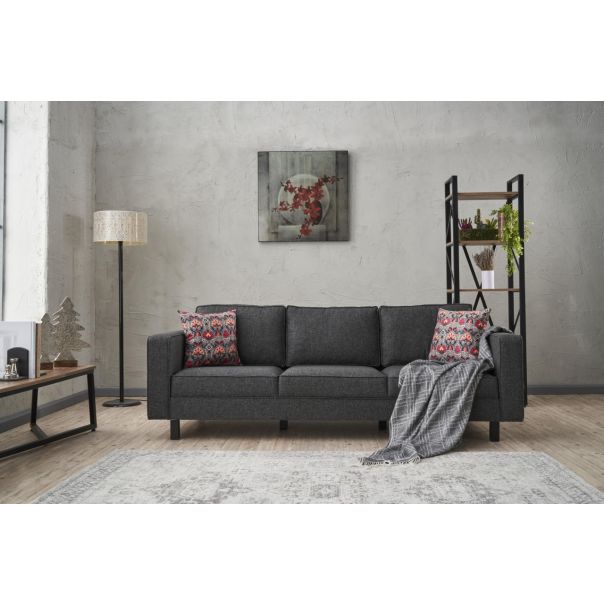 ATELIER DEL SOFA Trosed Kale Linen, antracit