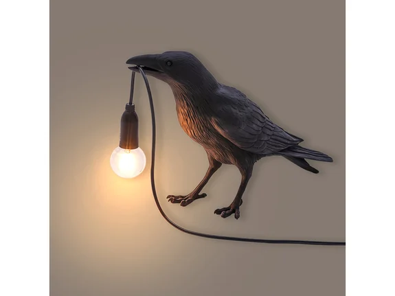LED stona lampa u obliku gavrana