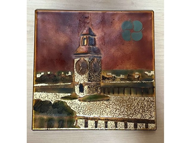 Petrovaradin Dekor Zagreb emajlirani zidni ukras EX YU