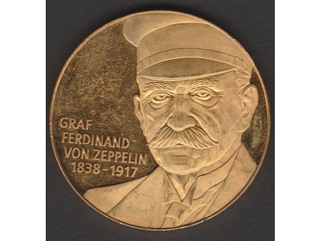 Plaketa, prigodna medalja - Graf Ferdinand von Zeppelin