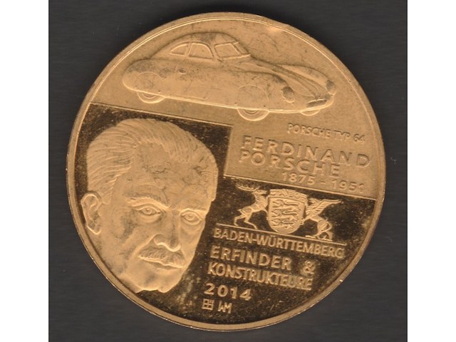 Plaketa, prigodna medalja - Ferdinand Porsche, Ferry Po
