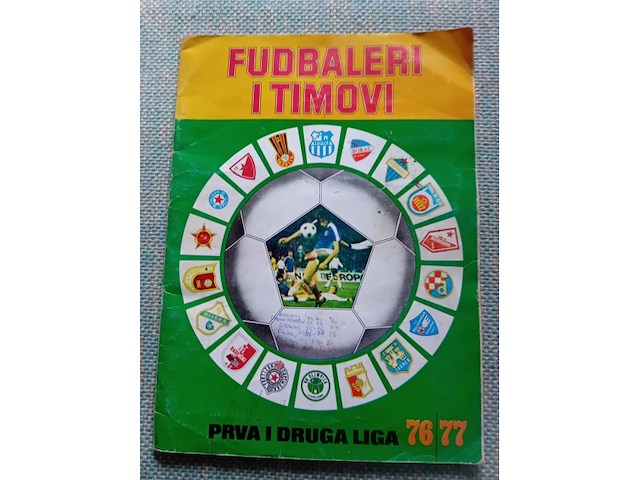 Fudbaleri i timovi 76/77 Prva i druga liga