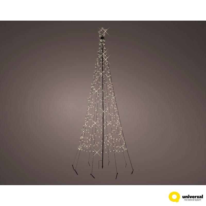 FIGURA NOVOGODIŠNJA SA LED SVETLOM OBLIK JELKE 320CM 8 FUNKCIJA OUTDOOR 490317