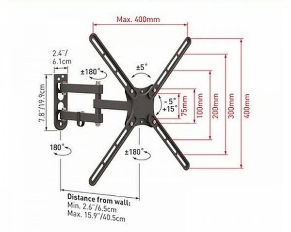 BARKAN E3433 LCD TV zidni nosač do 65''