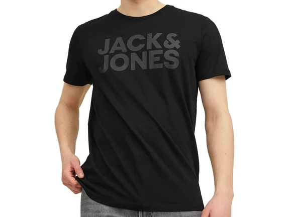 Jack & Jones Muška majica Jjecorp Logo Tee SS O-Neck Noos 12151955-BLACB