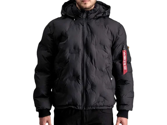 Alpha Industries Muška jakna Hooded Logo Puffer 108107-03