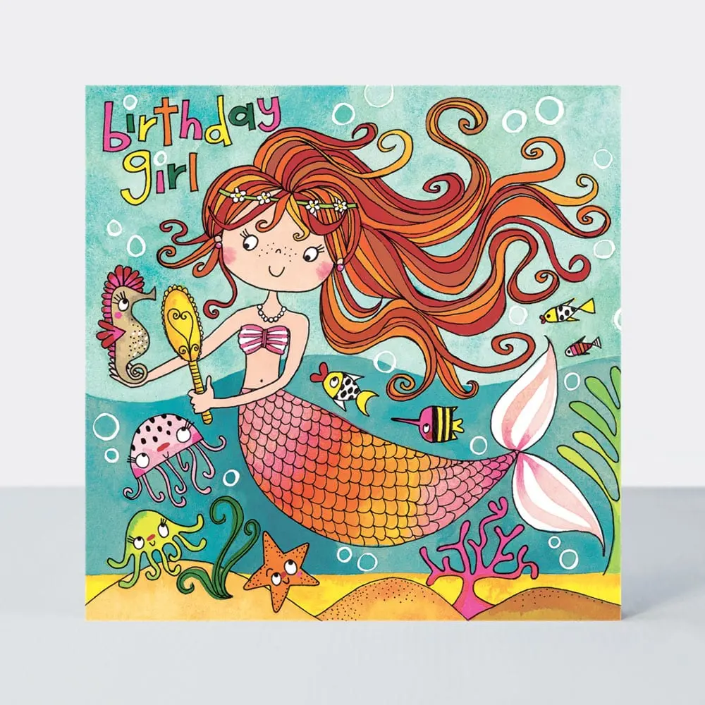 Rachel Ellen Čestitka puzzla Birthday mermaid