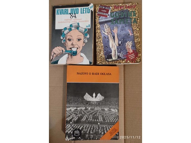 Indexovo pozoriste x 3 knjige