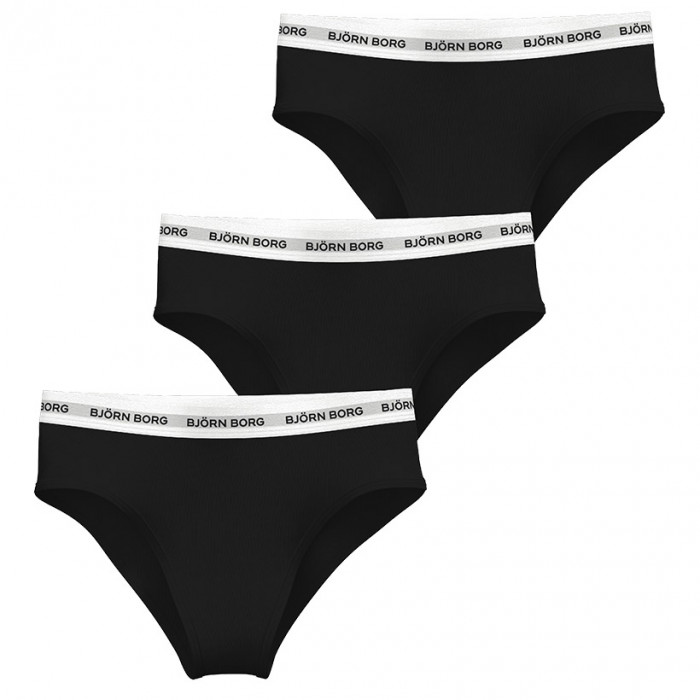 Björn Borg Logo Highwaist Briefs 3x ženske spodnjice