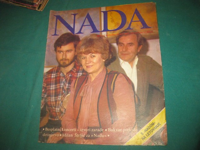 Nada br.212 (1984.) Grozdana Olujić i Rade Lešić
