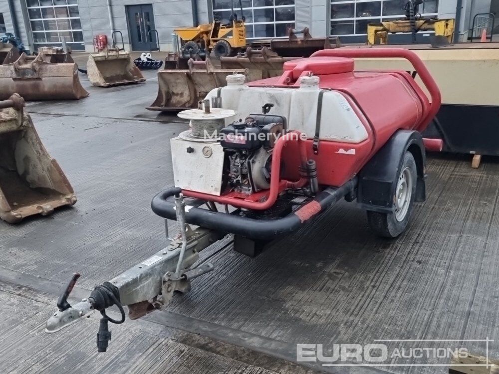 Prodaje se Brendon Powerwashers Single Axle Plastic Water Bowser, Yanmar Pressure Washer perač pod pritiskom na aukciji
