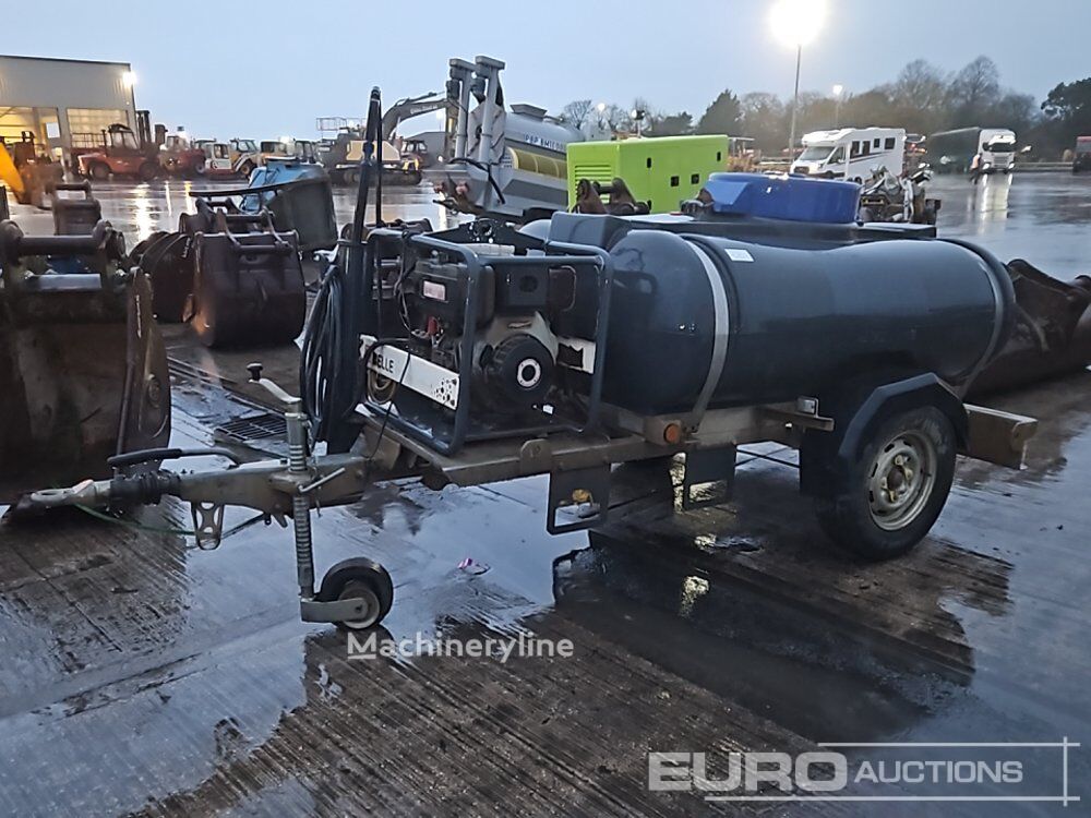Prodaje se Trailer Engineering Single Axle Plastic Water Bowser, Belle Pressure Washer, Yanmar perač pod pritiskom na aukciji