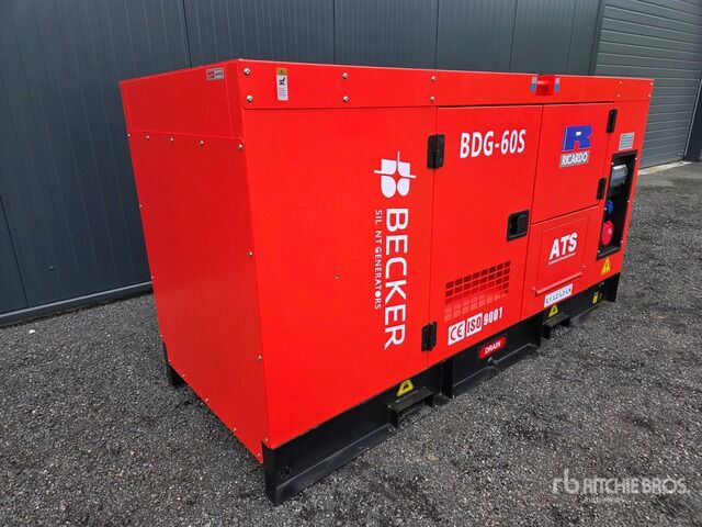 Prodaje se Becker BDG-60S diesel generator na aukciji