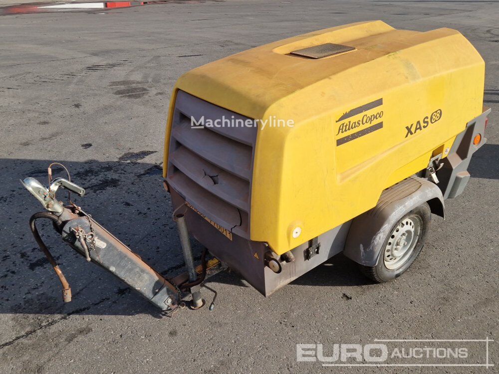 Prodaje se Atlas Copco XAS88 180CFM mobilni kompresor na aukciji