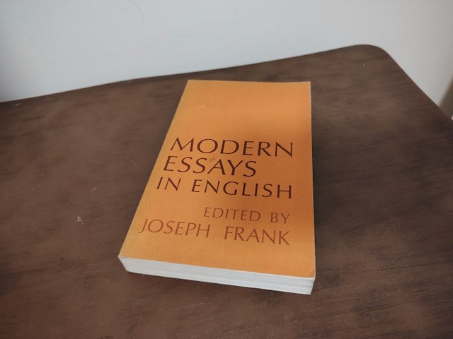 Joseph Frank - Modern Essays in English