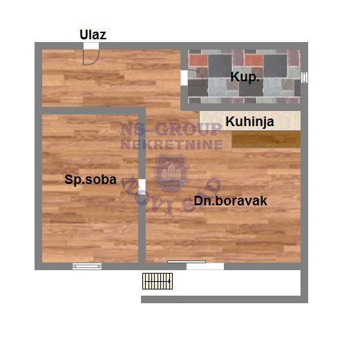 Dvosoban stan na prodaju, 47m2, 92.700€