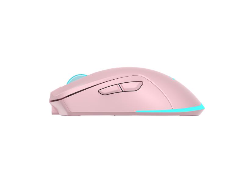WHITE SHARK WHITE SHARK BARACUDA BGM 124 TURTLE WIRELESS MOUSE PINK