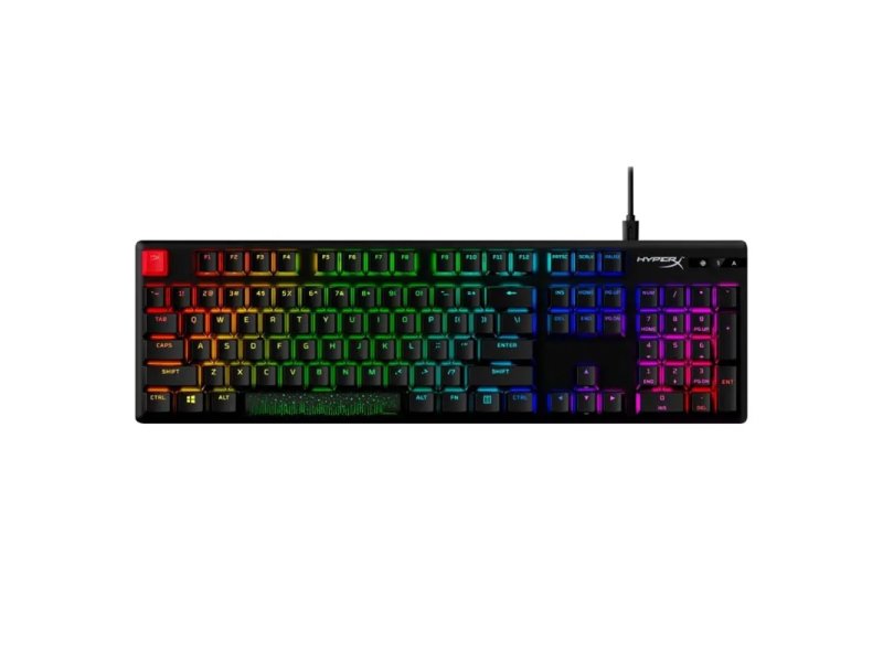 HYPERX ALLOY ORIGINS PBT HX RED US 639N3AA GEJMERSKA TASTATURA