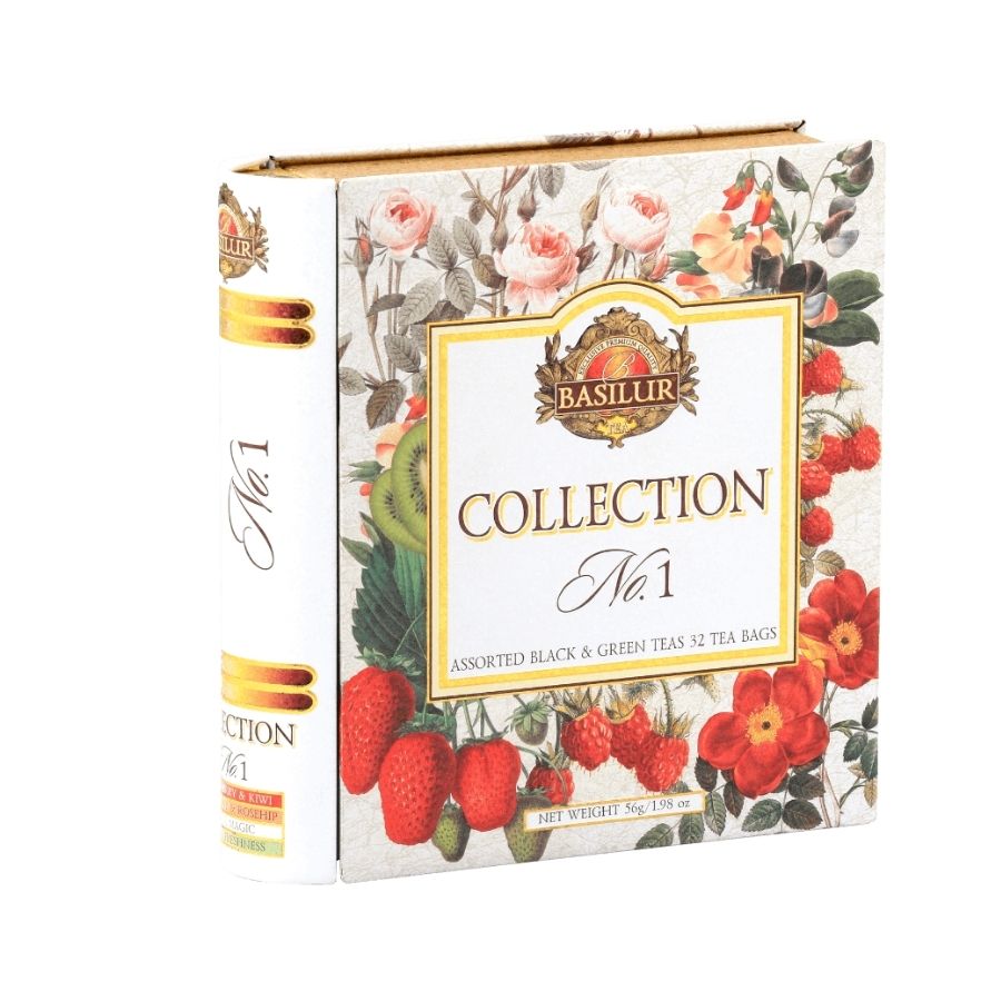 Basilur Tea Book Collection Assorted Collection No.1- 4 ukusa 32×1