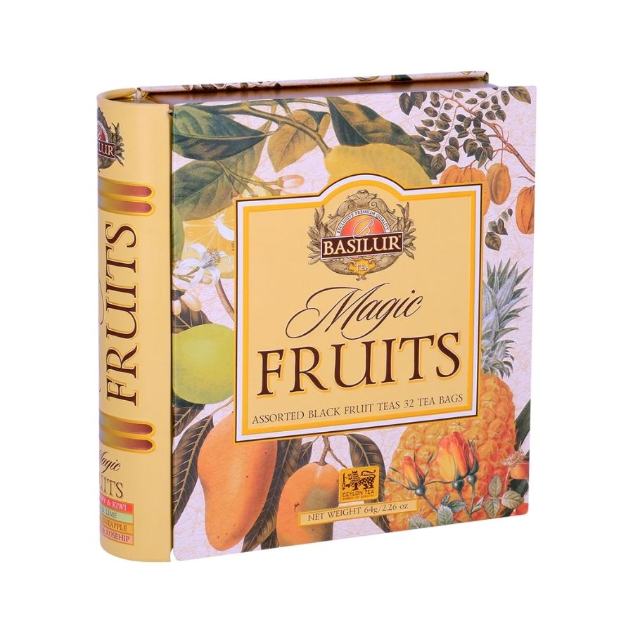 Basilur Tea Book Collection Magic fruit Assorted- 4 ukusa 32×1