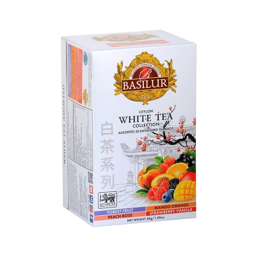 Basilur White Tea Collection Assorted- 4 ukusa 20×1