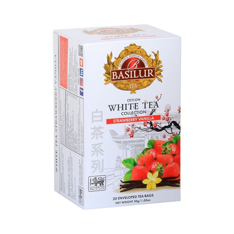 Basilur White Tea Collection- Jagoda i Vanila 20×1