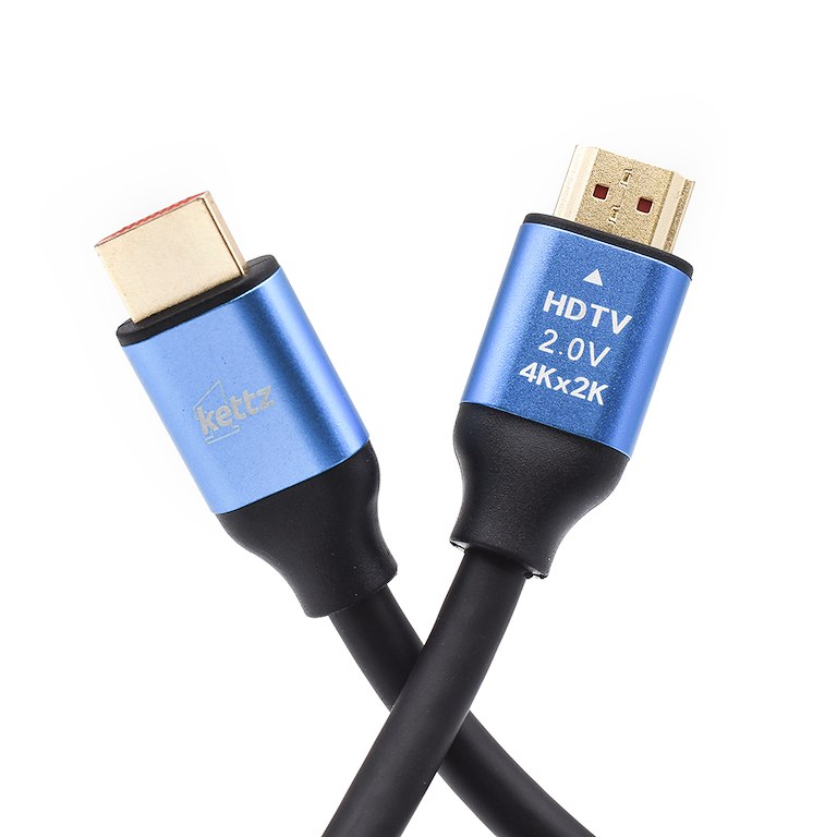 Kettz KT-HK2.0-10M HDMI 2.0 Kabl Gold Plated 10 M