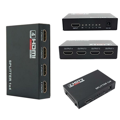 HDMI Spliter 1/4 1080P 3D V1.4 Aktivni Kettz HDS-K104