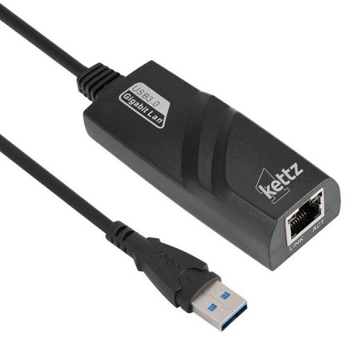 USB 3.0 Na RJ45 Network Card Adapter 1000Mbps Kettz NA-K200
