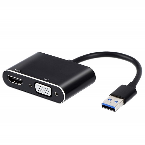 Kettz KT-U2HV023 USB Na HDMI + VGA Konvertor 3.0
