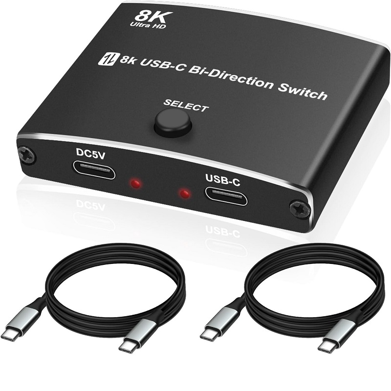 KT-CSW321 USB C Svičer Sa 3 Thunderbolt 4 Ulaza 2/1 I 1/2