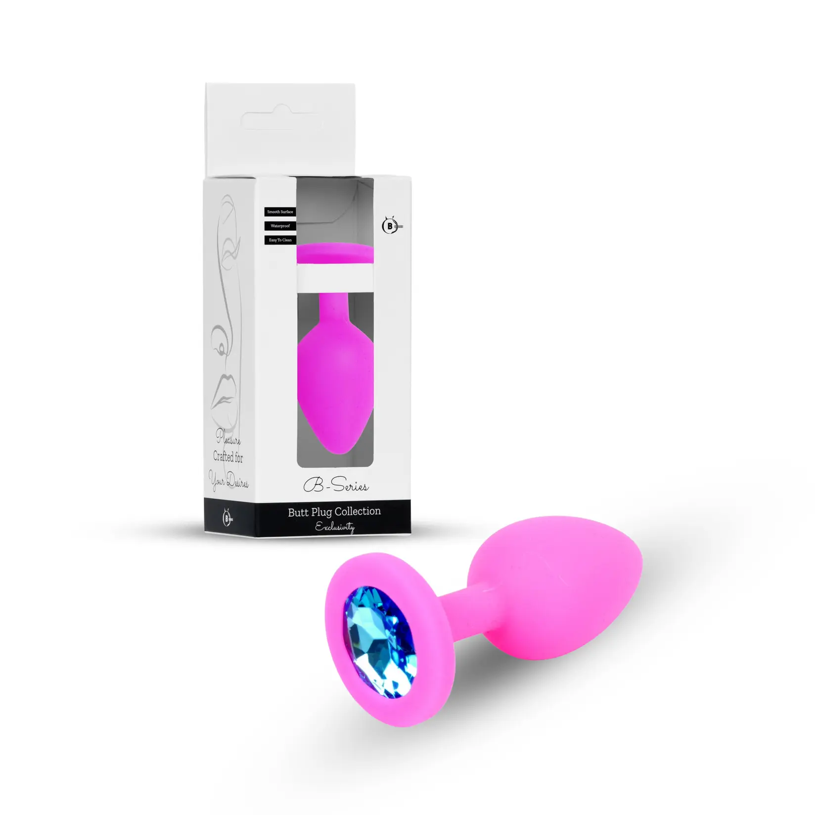 BOSS OF TOYS Analni plug pink silikon M