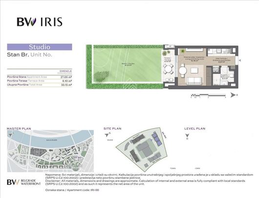 Najtraženiji studio sa baštom, useljiv 2026-e ID#1