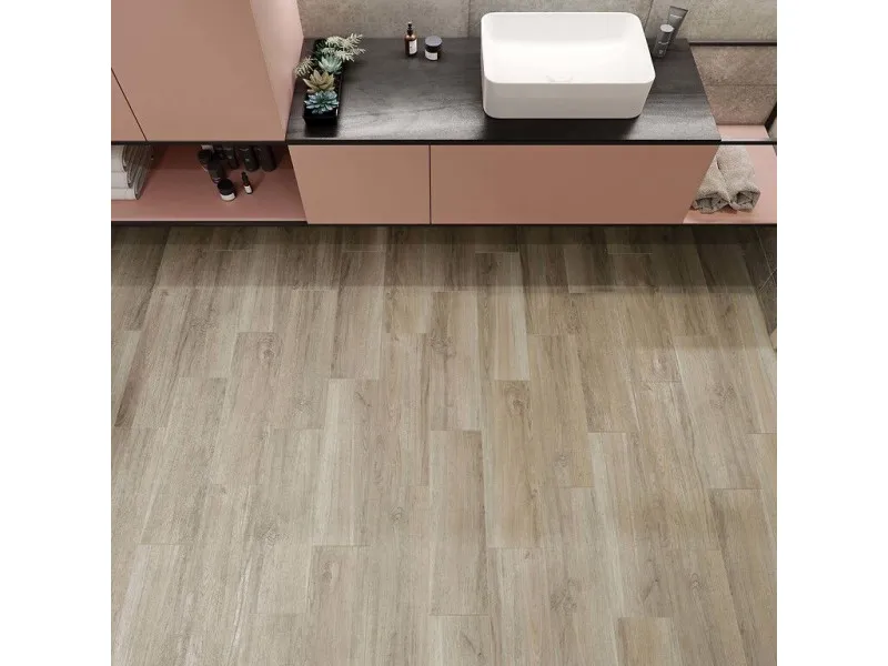 K PURE WOOD LIGH BEIGE 18.5X59.8 1m2