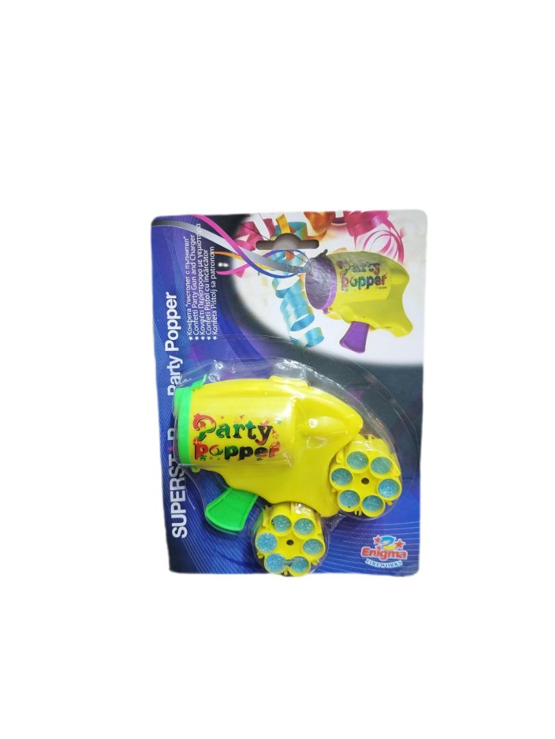 KONFETA PARTY POPPER ŽUTA
