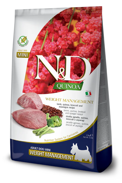 N&D - QUINOA GF | Weight Management MINI - Lamb