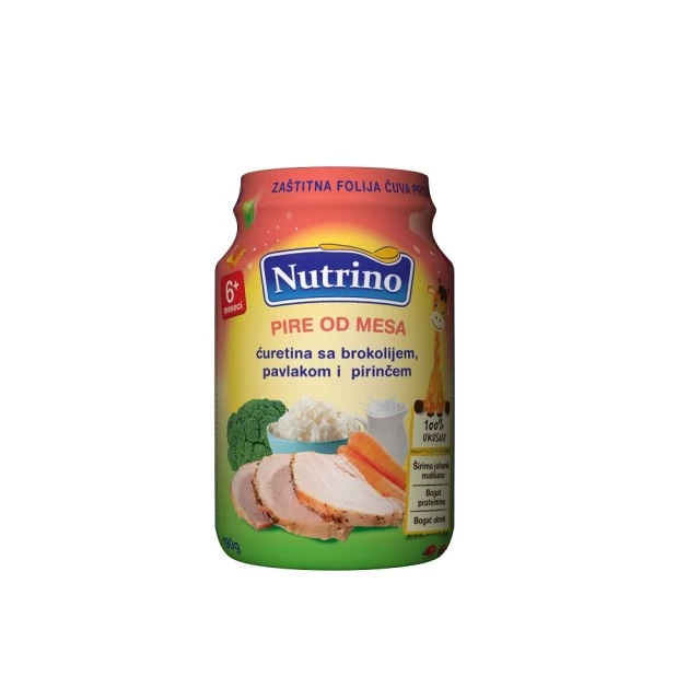 NUTRINO PIRE OD MESA - ĆURETINA SA BROKOLIJEM, PAVLAKOM I PIRINČEM 190G
Opis
INFORMACIJE
NALOG
SERVIS
KORISNI LINKOVI