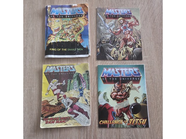Masters of the Universe lot 4 mini comics