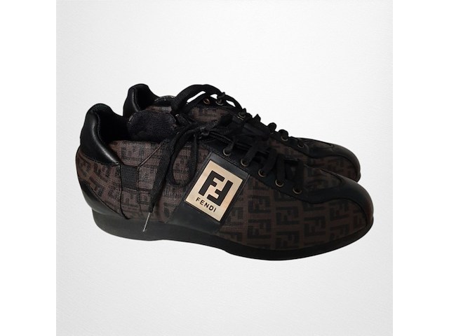 Fendi patike Brown Zucca monogram, originalne 38.5