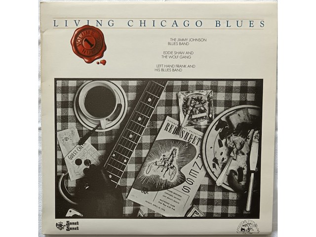 VARIOUS  -  LIVING  CHICAGO  BLUES  Vol. 1