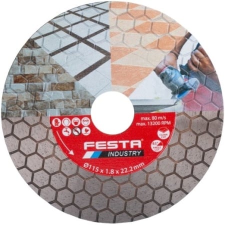 Rezna ploča dijamantska profi 115x1.8mm FESTA INDUSTRY