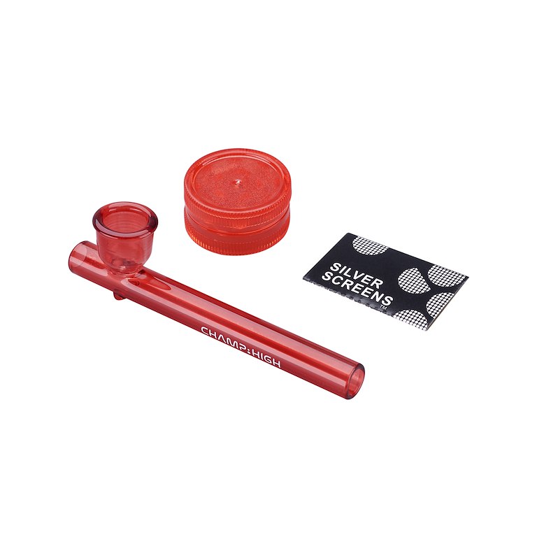 CHAMP HIGH Metal Pipe + Mini Grinder (Mix Colors)