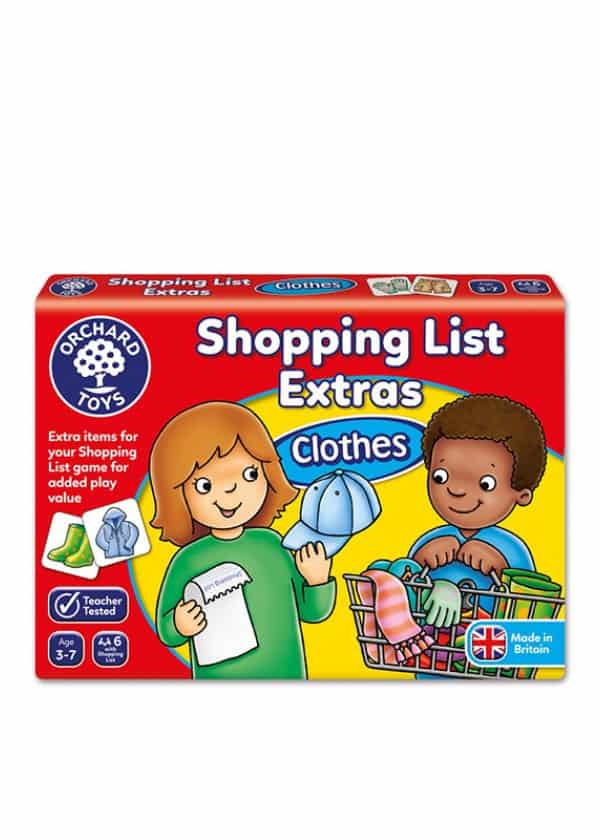 Shopping List Extras Pack – Clothes Game